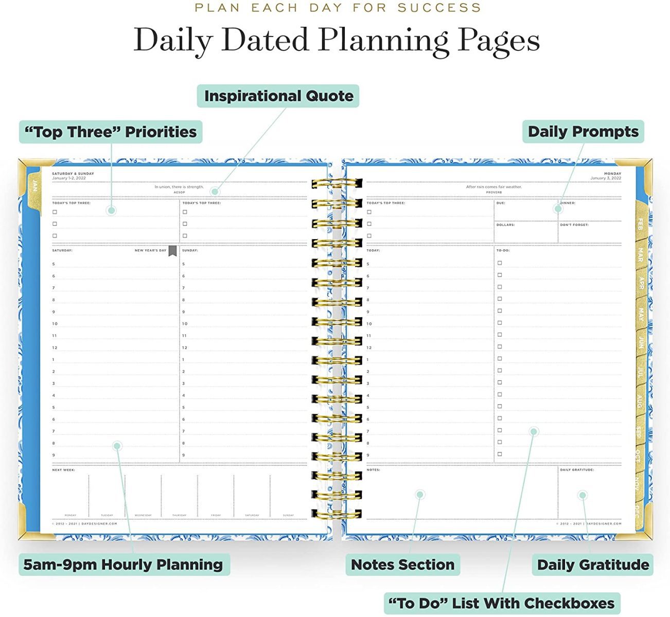 The BEST Productivity Planners To Get Your Life Organized | The Basic ...