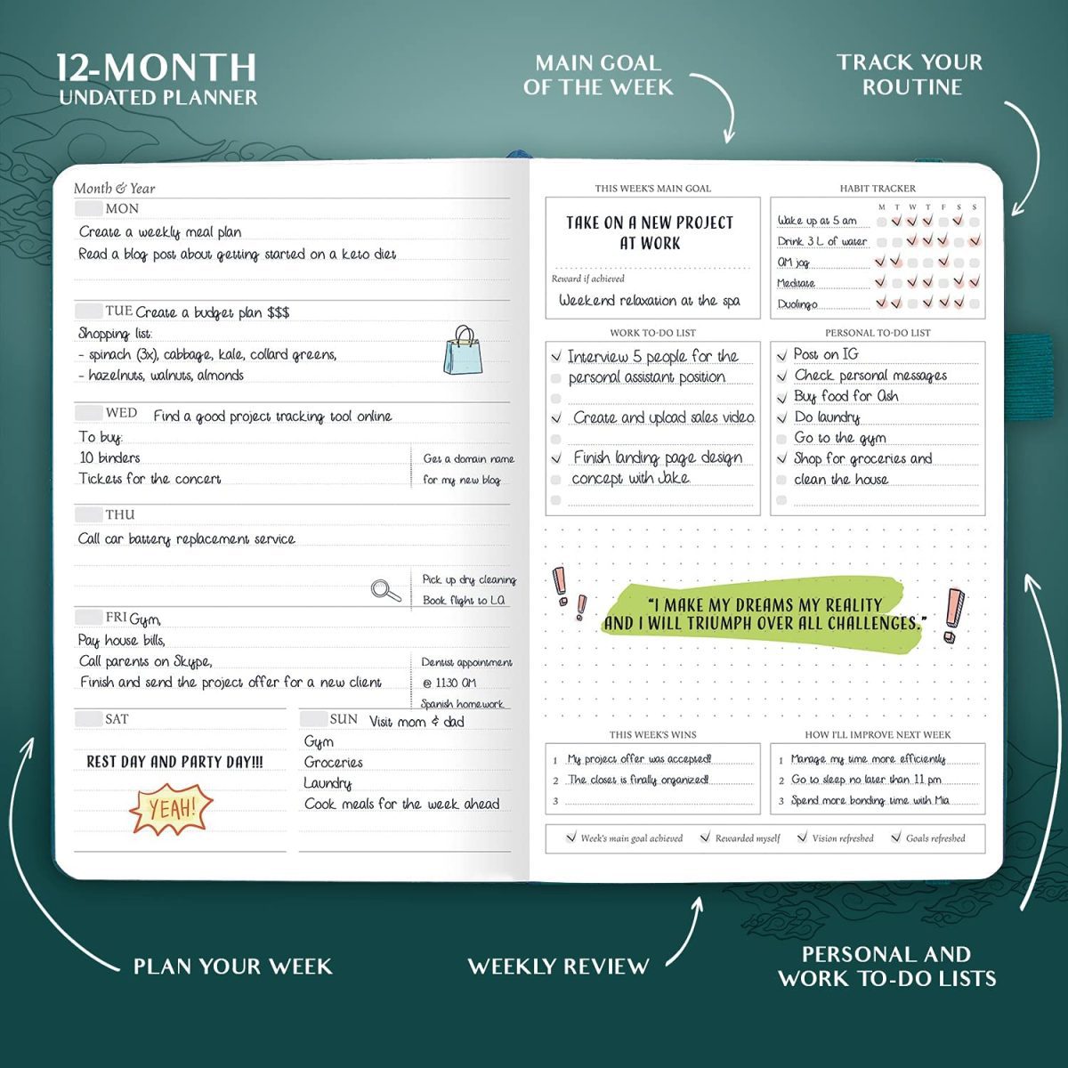 The BEST Productivity Planners To Get Your Life Organized | The Basic ...