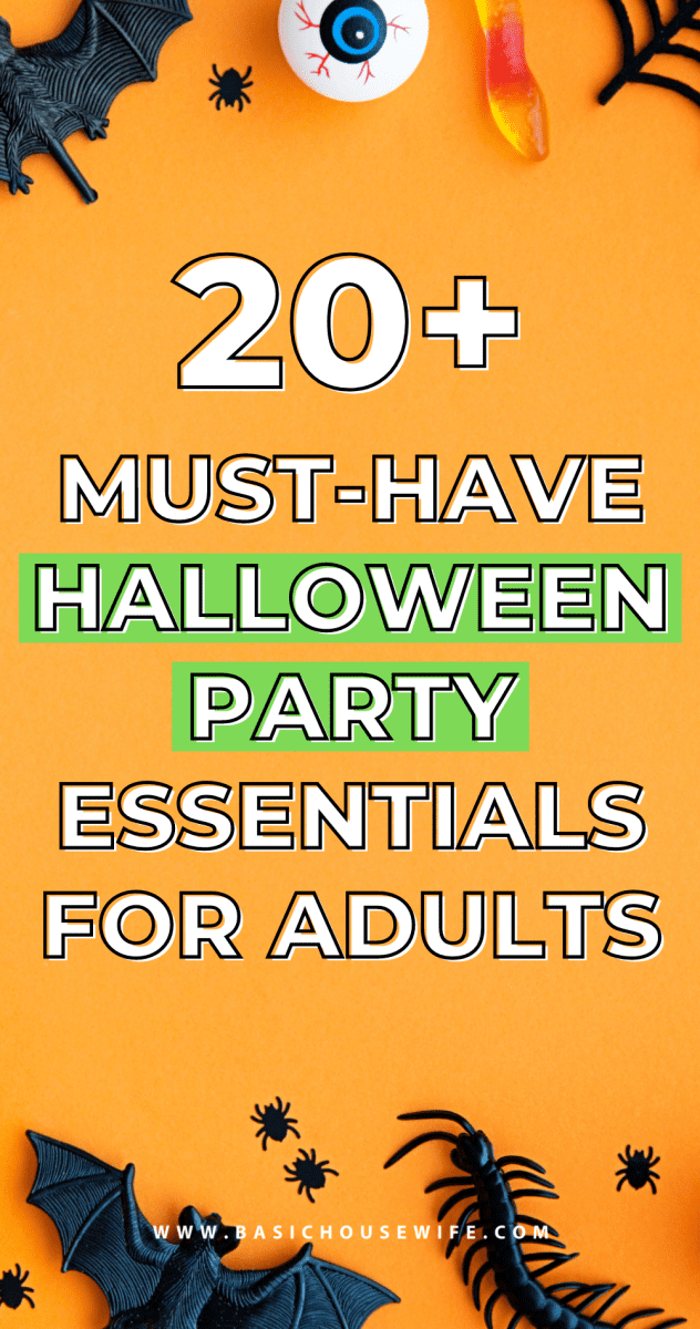 Must-Have Adult Halloween Party Essentials | The Basic Housewife